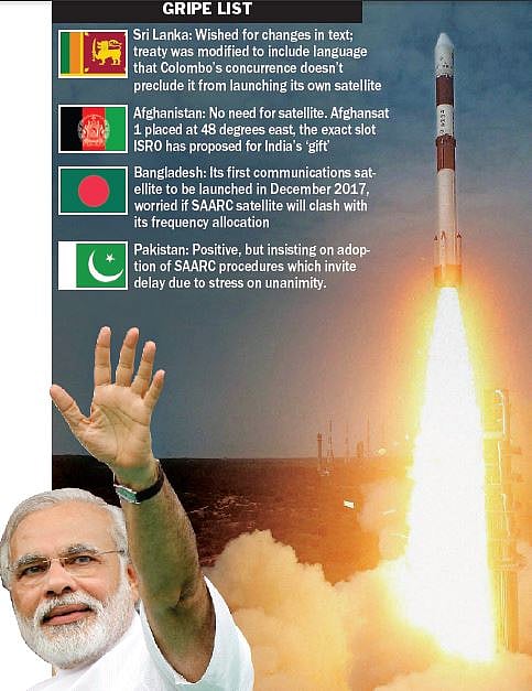Saarc Hurdles for Modi Satellite