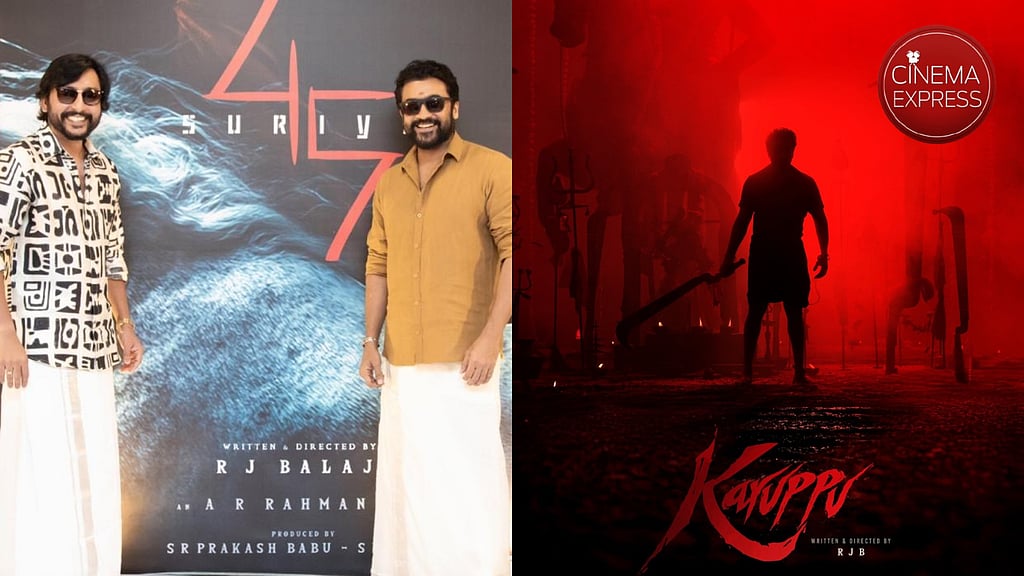 Suriya 45: RJ Balaji's directorial now titled Karuppu
