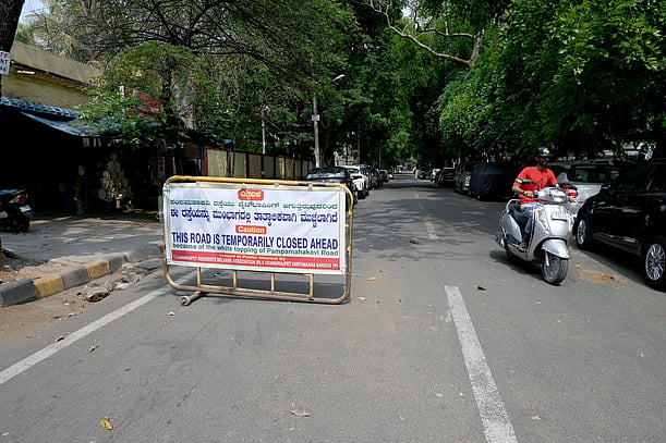 White-topping work still in limbo, leaving Chamarajpet in a big mess