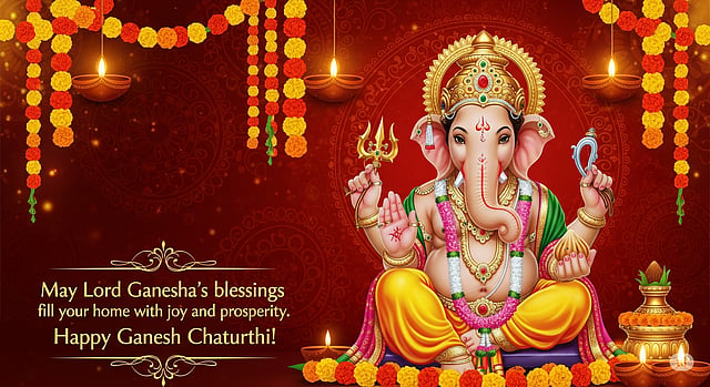 Ganpati Bappa Morya! 50+ Heartfelt Ganesh Chaturthi 2025 Wishes, Quotes ...