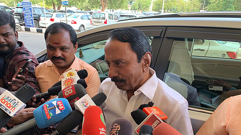 AIADMK leader Sengottaiyan boards flight to Delhi to visit Haridwar