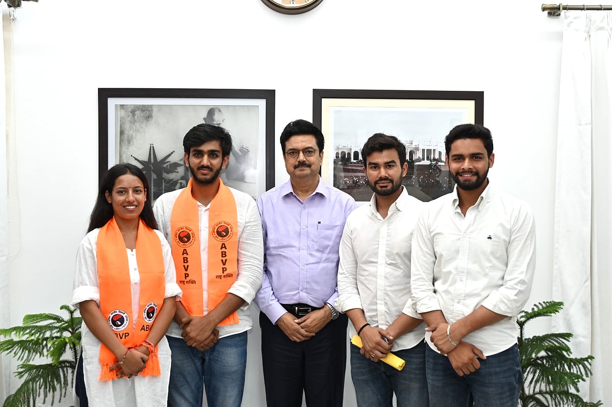 ABVP celebrates sweeping victory in DUSU elections amid 'vote chori ...