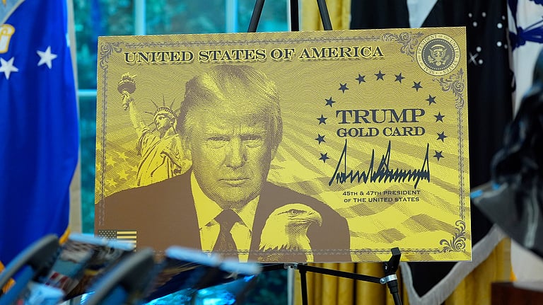 Trump signs order creating $1 million US ‘gold card’ visa, pitches $5 ...