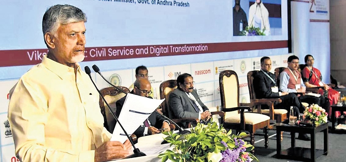 Andhra CM Chandrababu Naidu urges technocrats to build ‘Swadeshi Tech’ at NCeG 2025