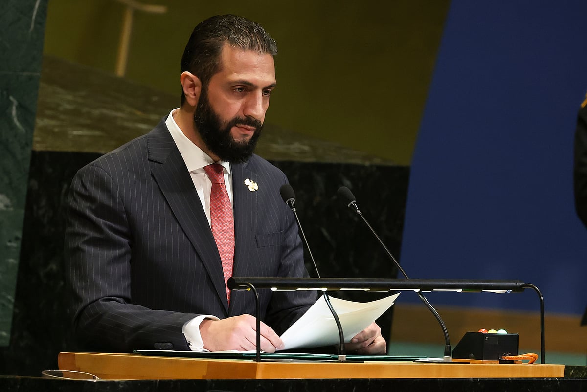 For the first time in nearly 60 years, Syrian leader with Al Qaeda past ...