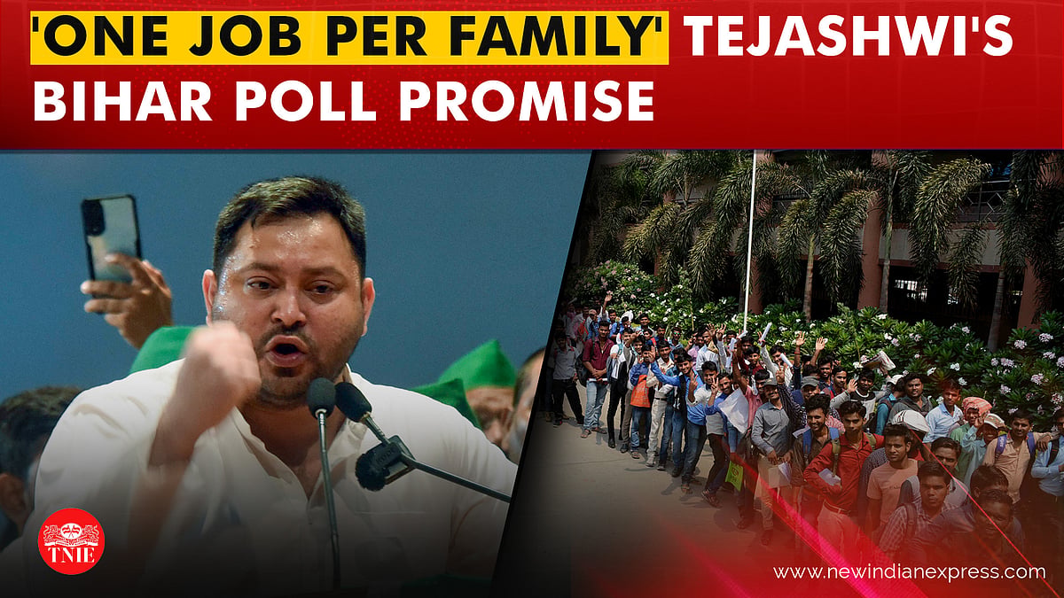 Tejashwi Yadav to use government job as poll plank in Bihar