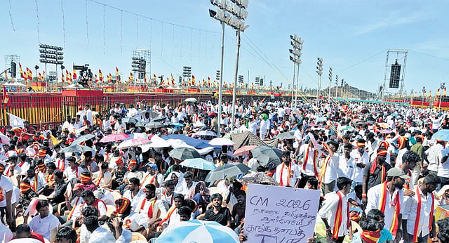 TVK forms volunteers’ wing for crowd control, retired cops to train workers