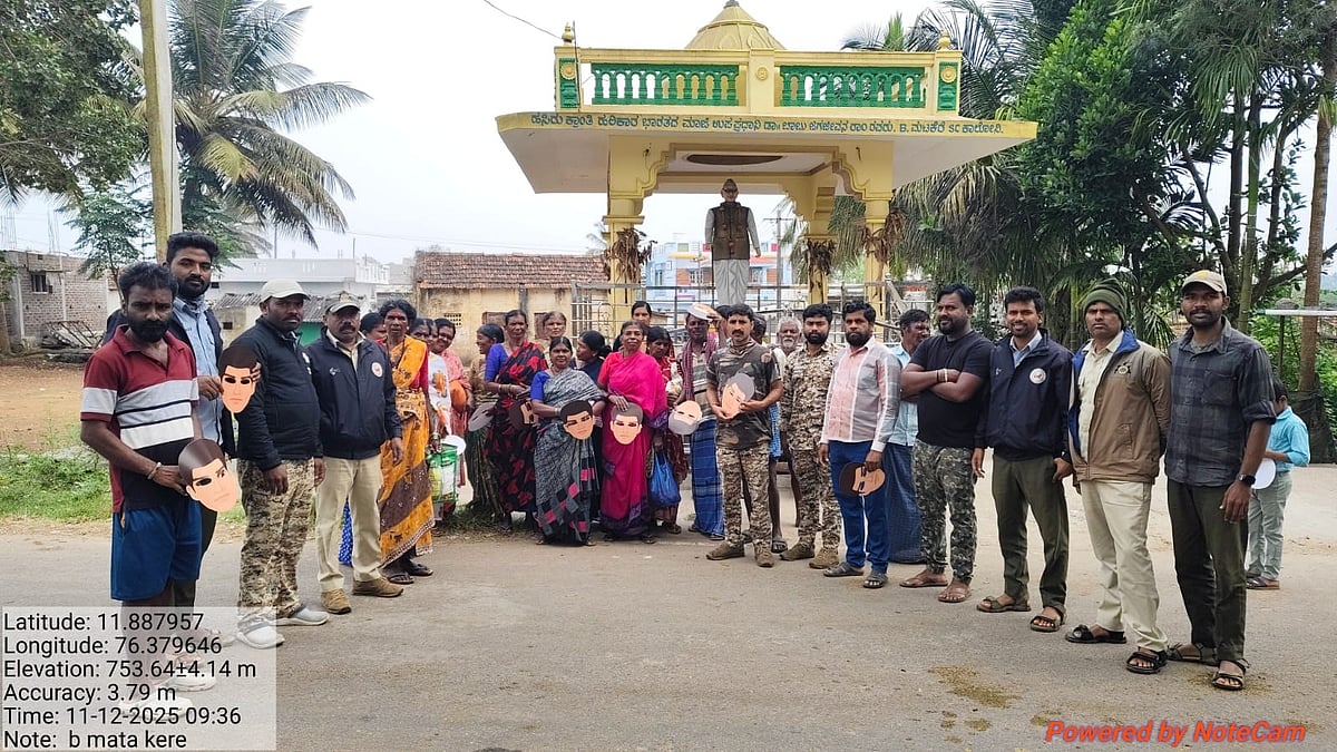 Karnataka adopts Sundarbans-style backward masks to curb rising man ...
