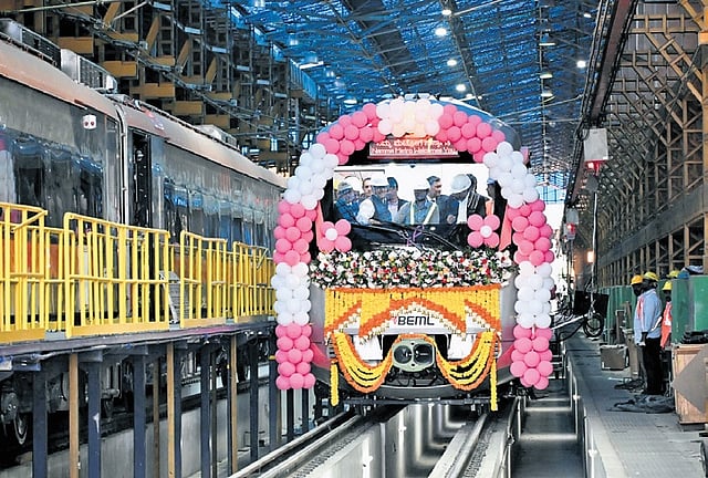 Driverless train prototype for Metro Pink Line rolled out in Bengaluru