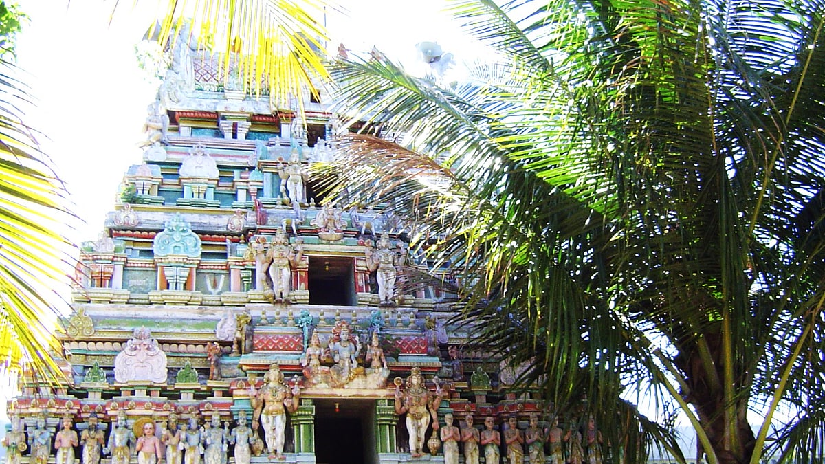 A Vishnu temple connected with Nandi