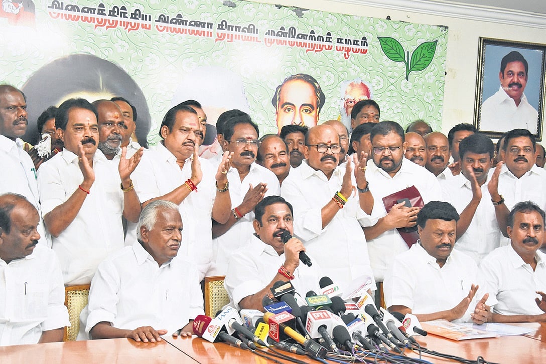 Vijay’s ignorance is unbecoming of a leader, let him face media first: EPS