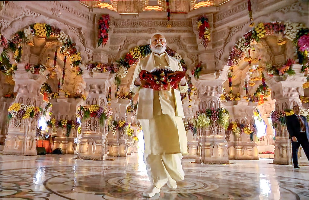 IN PHOTOS | Prime Minister Narendra Modi unveils Ram Lalla in Ayodhya