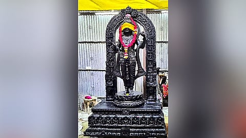 First look of Ram Lalla's idol inside Ayodhya temple revealed
