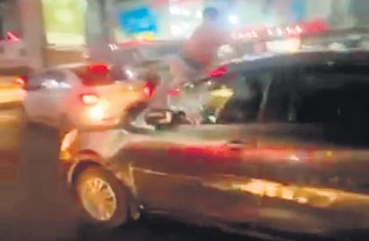 Rash car driver thrashed, handed over to police in Hyderabad