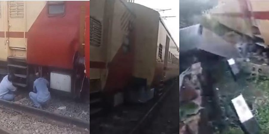 Two bogies of Kannur-Alappuzha Executive Express derail, train delayed