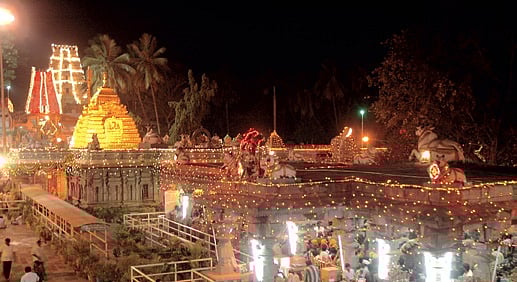 Andhra Pradesh: Srisailam temple officials organize Bhogi Mantalu