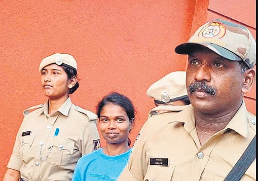 Karnataka: Naxalite Srimathi brought to Kabbinale for spot mahazar