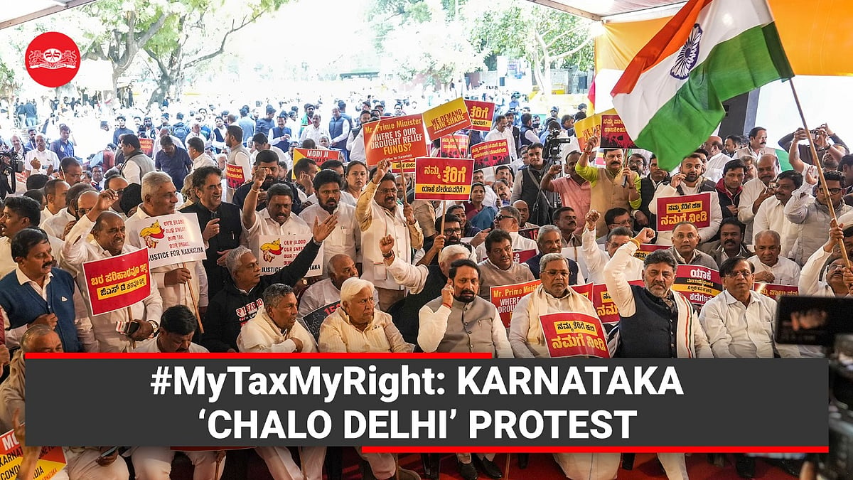 Karnataka ‘Chalo Delhi’ protest against Centre’s injustice over tax ...
