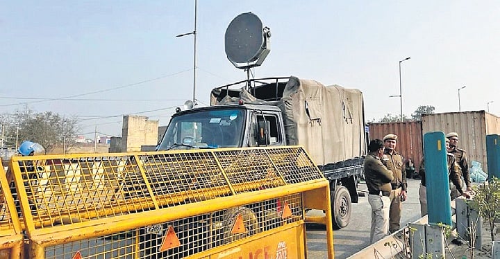 Protestor-proof: Sound cannon, trenches in place at singhu border