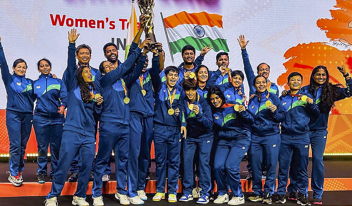 Indian women clinch historic gold in Badminton Asia Team Championships