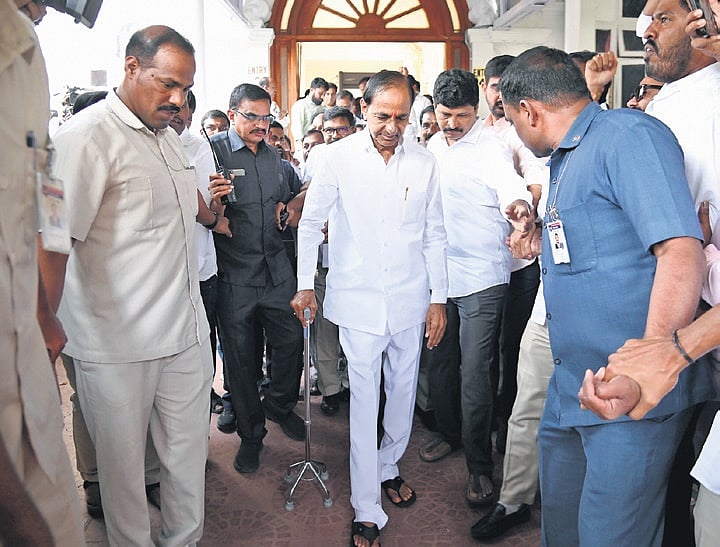 Former Telangana CM KCR takes oath as MLA