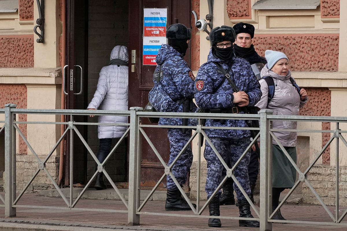 Putin poised to rule Russia for six more years after an election with ...