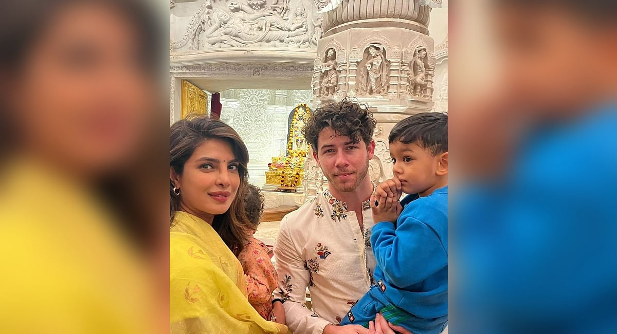 Priyanka Chopra Jonas shares pictures from Ram temple visit, says 'Jai ...