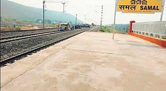 Inspection of newly-laid railway track in Odisha's Angul district ends