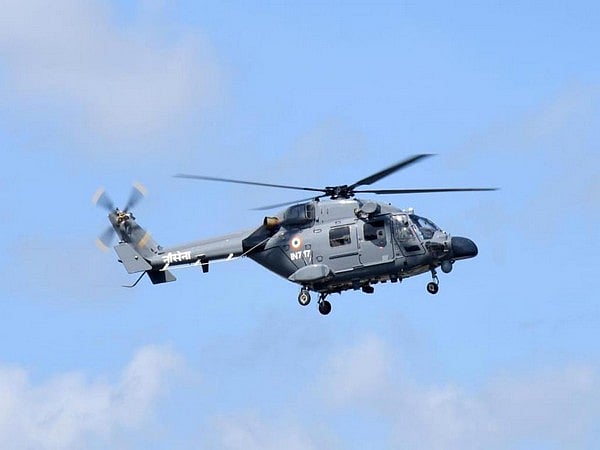 Coast guard helicopter ditches in sea, search operations ongoing
