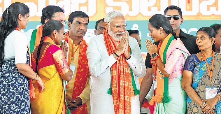 We worship Shakti, INDIA wants to destroy it: PM Modi