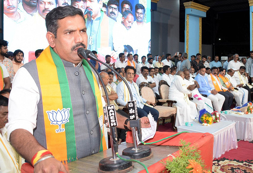 BJP's BY Vijayendra criticises Congress’s 'Chombu' campaign
