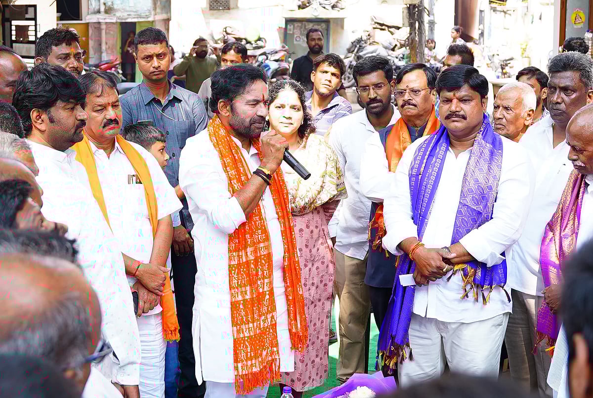 People want to see Modi taking oath as PM for third time: Kishan Reddy