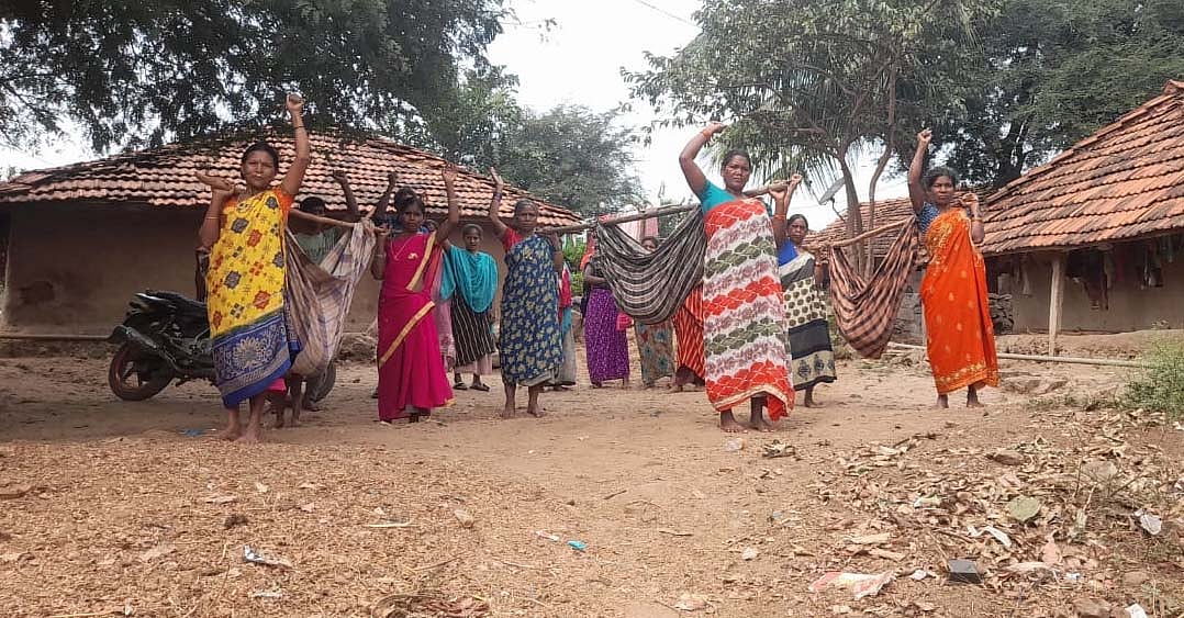 Tribals stage protest, demand polling station in Arla panchayat in Andhra