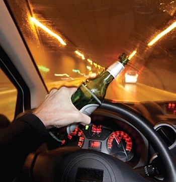 Car with Union ministry sticker involved in drunk and drive?