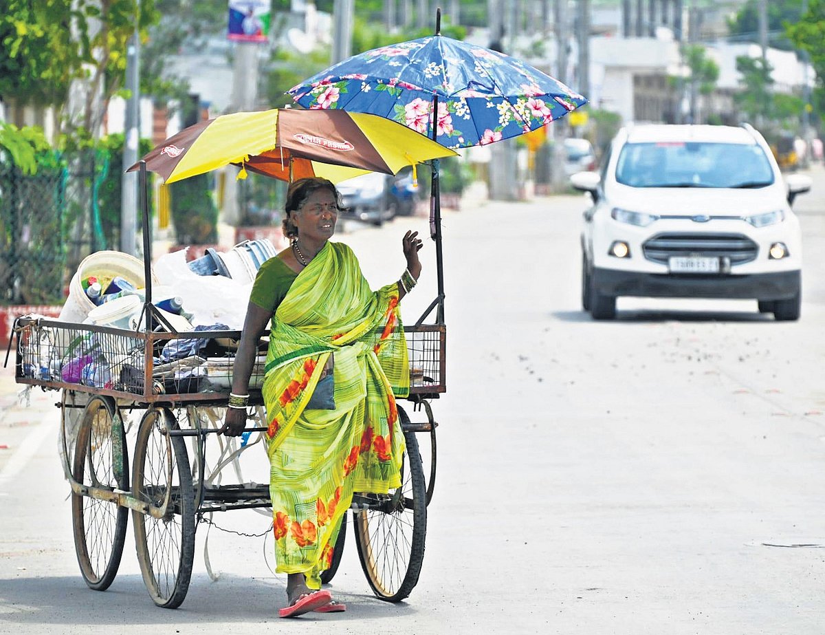 Jagtial sizzles at 45°C as temp rises in Telangana