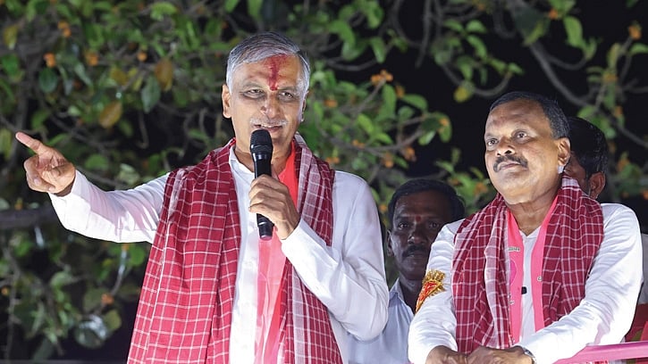 Harish Rao accuses BJP of defaming BRS candidate