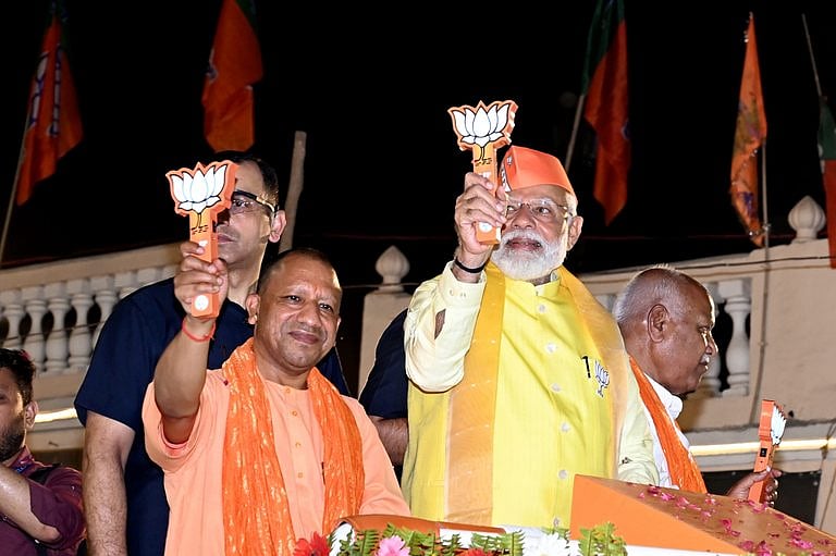 PM Modi back in Ayodhya with bhakti, roadshow