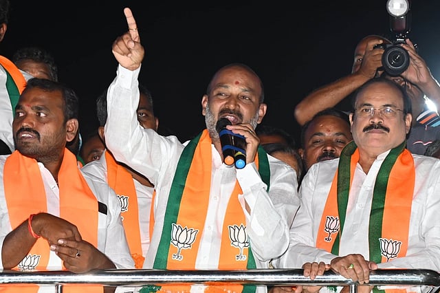 Congress minister trying to cover up phone-tapping case, says Bandi