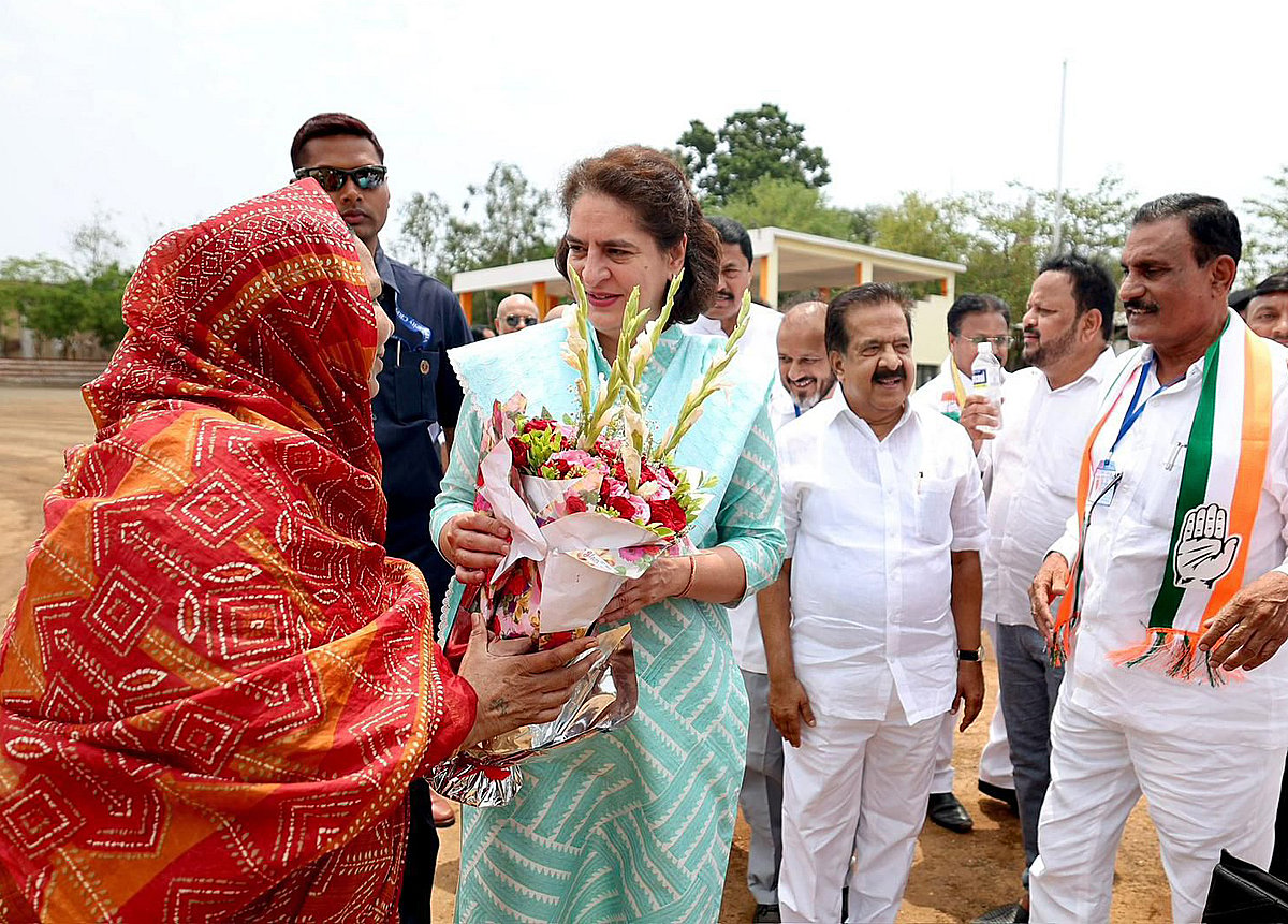 Priyanka hits back at BJP for ‘snatching rights of tribals’ in ...