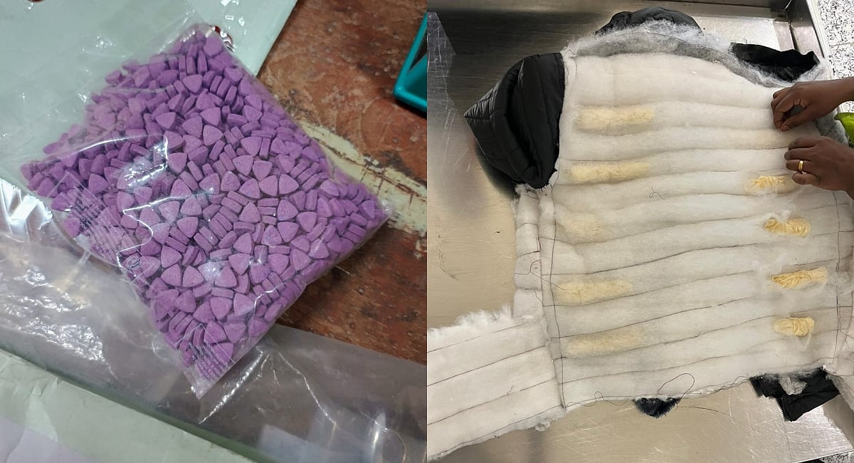 NCB seizes Cocaine, ecstasy tablets from Chennai airport; arrests four ...