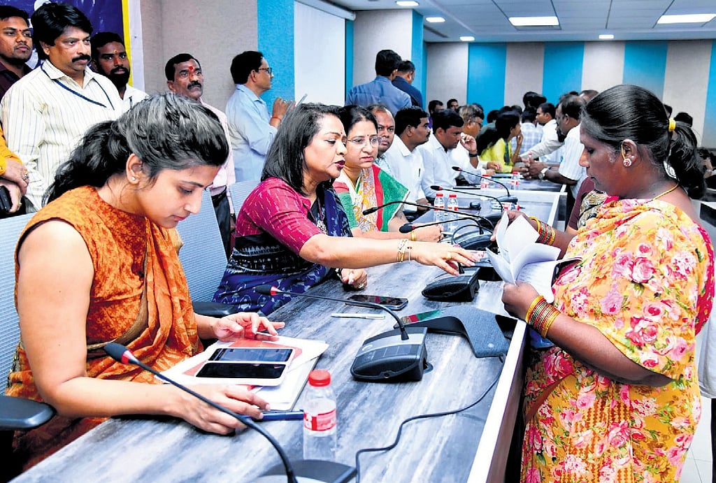 Huge rush as Prajavani resumes across Telangana