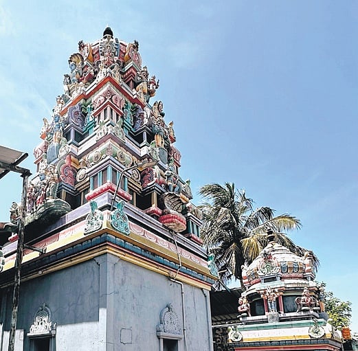 A temple with a sanctum for Vikhanasa Maharishi