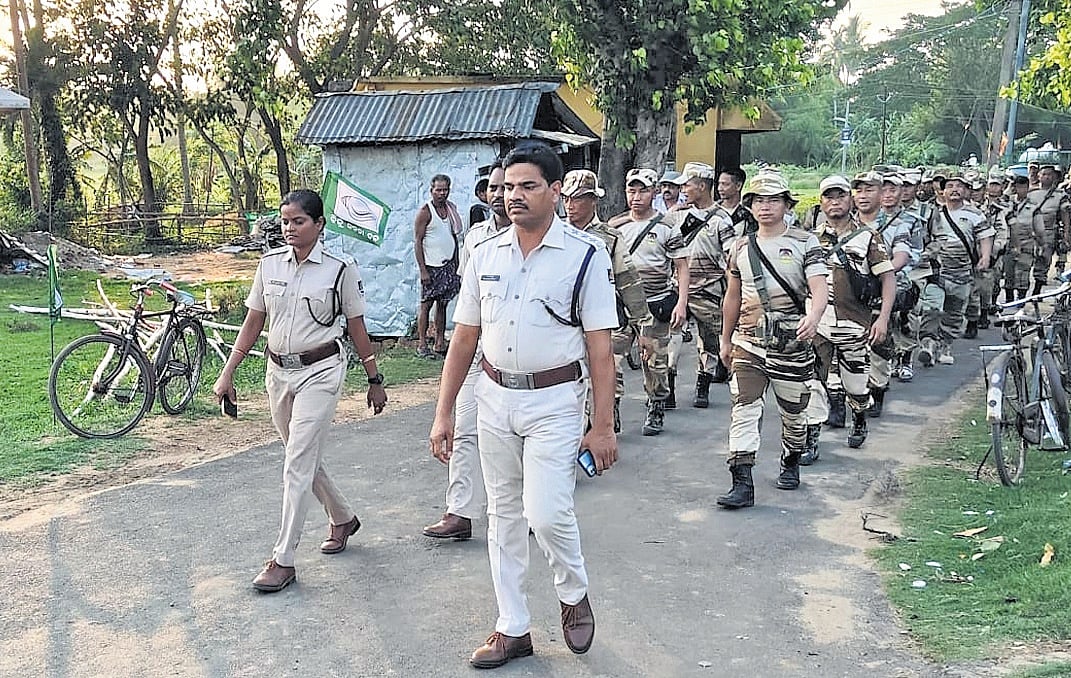 Ahead of counting, security beefed up in Odisha's Jagatsinghpur
