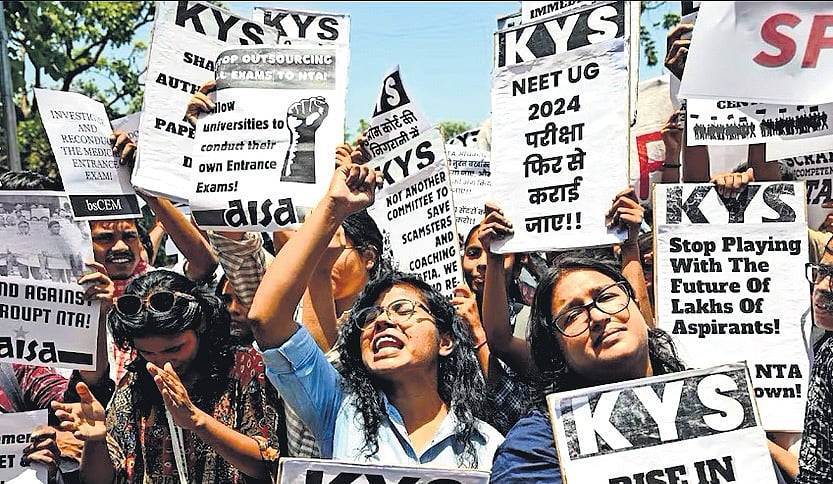 Buck stops at top echelons of Modi govt in NEET 'scam': Congress