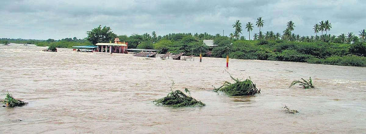 PWD official inspects Ellis Chatram dam in Tamil Nadu after its ...