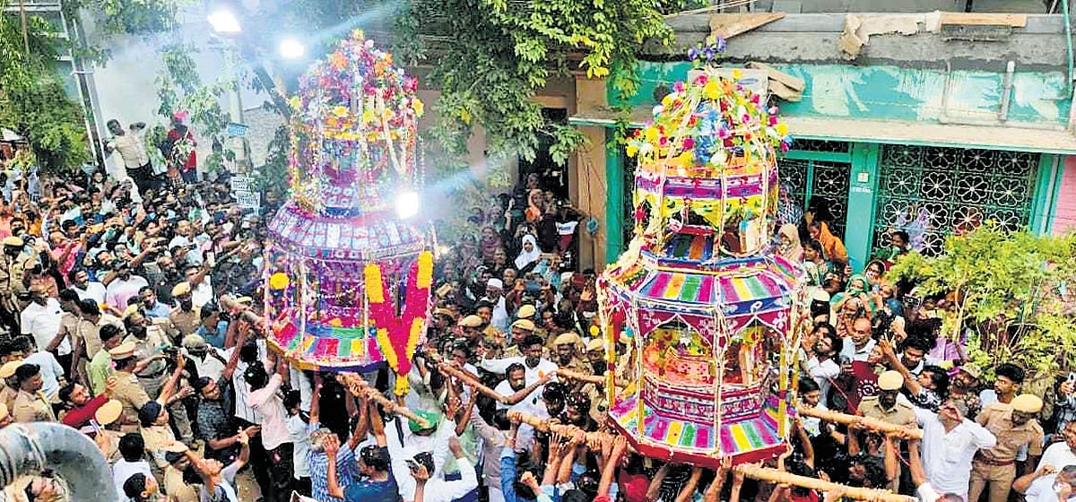 Muharram procession held at Ervadi dargah in TN after 10 yrs