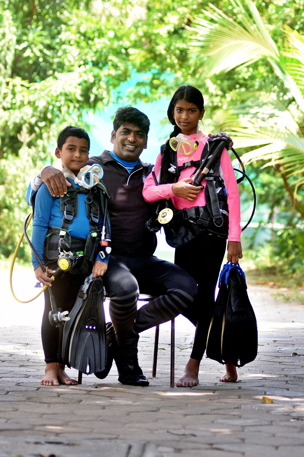 Little diver makes a splash