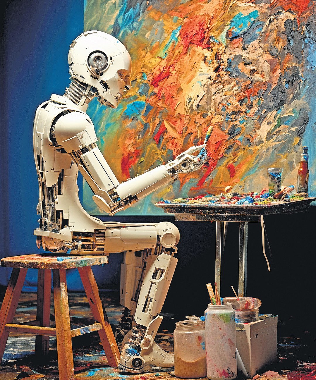 The artificial colours of art