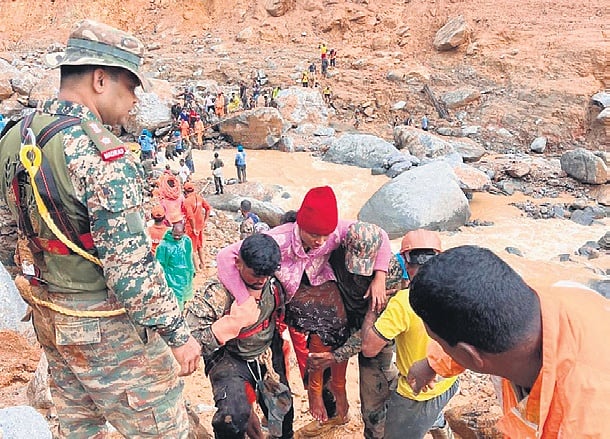 Three Malayali Army officials leading rescue operations in Wayanad