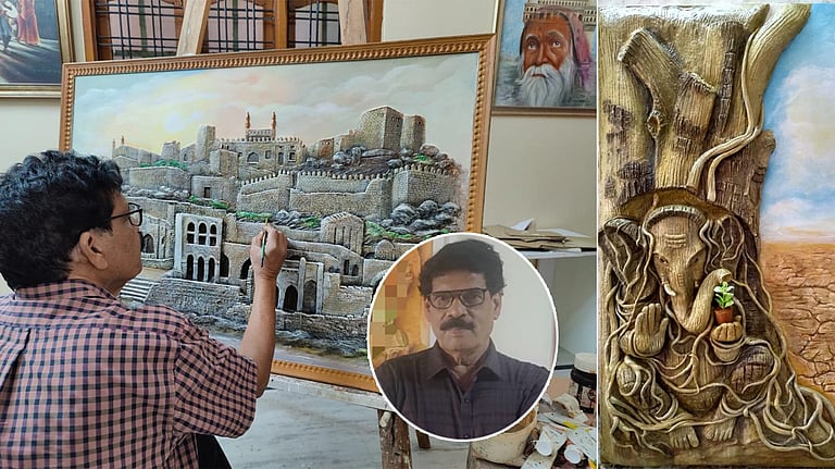 Moulding art: K Muralidhar's innovative clay relief art gains ...